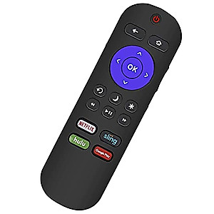 Universal Replacement for Insignia Roku TV Remote, Compatible with All Insignia TV NSRCRUS17 NS-32DR420NA16 NS-43DR620CA18 NS-48DR510NA17 NS-49DR420NA18 NS-50DR710NA17 NS-55DR710NA17 NS-65DR620NA18