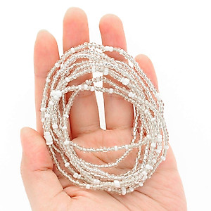 Waist Beads Body Jewelry, Colorful Belly Beads, Bead Jewelry, Belly Chains, Waist Chain (2 Pieces Set)