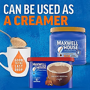 Maxwell House International Suisse Mocha Café-Style Instant Coffee Beverage Mix, 4 ct. Pack, 7.2 oz. Canisters