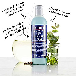 Quality Men's Skin Product By Kiehl's Facial Fuel Energizing Face Wash Gel Cleanser 250ml/8.4oz