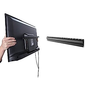 Studless TV Wall Mount, Heavy Duty Drywall TV Bracket Hanger for 26-55 inch Flat Screen TVs, No Stud, No Drill, No Anchors, Easy Install with All Hardware Included