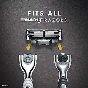 Gillette Mach 3 Razor Refill Cartridges 8 Count