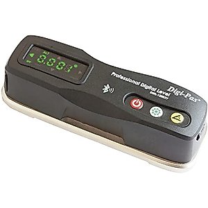 Digi-Pas 2-Axis Smart Master Precision Level DWL1500XY Bluetooth, 0.0002"/ft (0.02 mm/M), Black