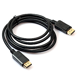 Esenlong DP Male to DP Male Cable DisplayPort to DisplayPort V1. 1, V1. 2 Adapter Connector for PC Computer HDTV Projector 1. 8m 10. 8Gbps