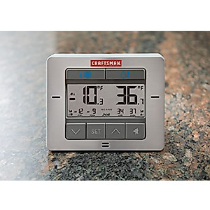 CRAFTSMAN Wireless Digital Refrigerator and Freezer Thermometer with Stainless Steel Temperature Gauge (CMXWDCR00514)