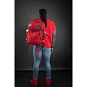 Ninja Viking Gym Backpack for Men and Women (RED)