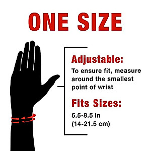 ACE Reversible Splint Wrist Brace, Provides moderate-stabilizing support to sore, weak and injured wrists, Adjustable, Gray, 1/Pack