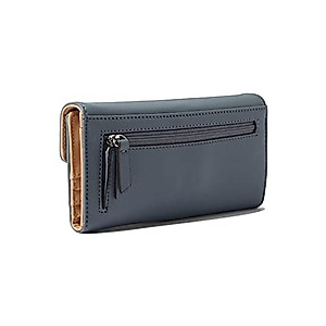 Nine West Verna Check Wallet Slate One Size