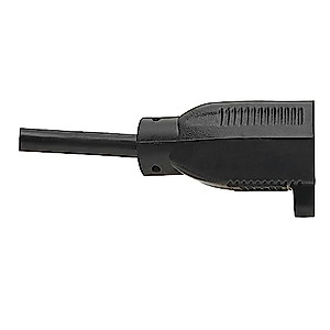 Tripp Lite Standard Computer Power Cord 10A, 18AWG (IEC-320-C14 to NEMA 5-15R) 1-ft.(P002-001-10A) Black