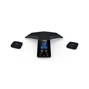Yealink CP965 Wireless Mic Touch-Sensitive HD IP Conference Phone, CPW65 DECT Duo Wireless DECT Expansion Mic, 5-inch Multi-Touch Screen with 720×1280 Resolution