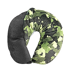 Cloudz Washable Travel Neck Pillow Cover - Camouflage