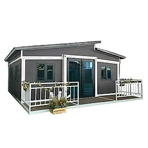 Luxury Proof 20ft 40ft Prefab Expandable Container House Steel Portable Prefabricated Villa 2 Bedroom with Bathroom