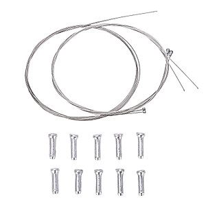 BuyWeek Bike Shift Cable, Stainless Steel Bicycle Shift Wire Mountain Bike Brake Wire Line for Mountain Road Bike