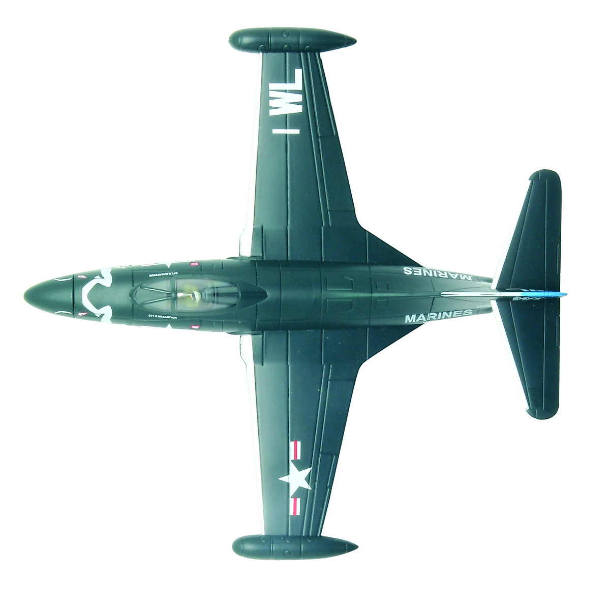 Grumman F9F-2B Panther diecast 1:72 model (Amercom SL-47)