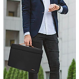 NIDOO Laptop Sleeve 15.6 inch Computer Bag for 15.6" Lenovo Legion 5 / Legion Slim 7 / ThinkPad T15 E15 / 16" Legion 7i / Legion 5 Pro / IdeaPad 3i / 16.1" Gaming 16 / Acer Dell Carrying Case, Black