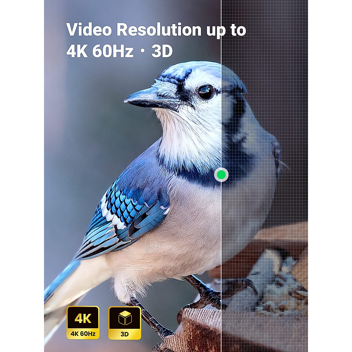 UGREEN 2 Pack HDMI Coupler Bundle with 4K HDMI Cable