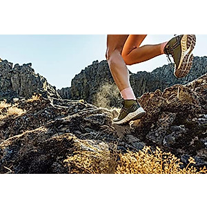 KEEN Women's NXIS Evo Mid Height Waterproof Fast Packing Hiking Boots, Olive Drab/Silver Birch, 8