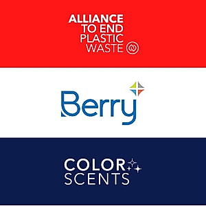 Color Scents - Medium Trash Bag, Drawstring - 8 Gallon Trash Bags, 200 Count - Kitchen Trash Bags, Scented Garbage Bag, Silver Bags in Linen Fresh Scent. (8 Packs of 25 Count)