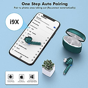 Wireless Earbuds, ENC Noise Cancelling Headphones IPX5 Waterproof Earphones Bluetooth 5.1 Headset With Charging Case Bulit-in Mic Touch Control Stereo In-Ear 30H for iPhone Apple Android Workout Sport