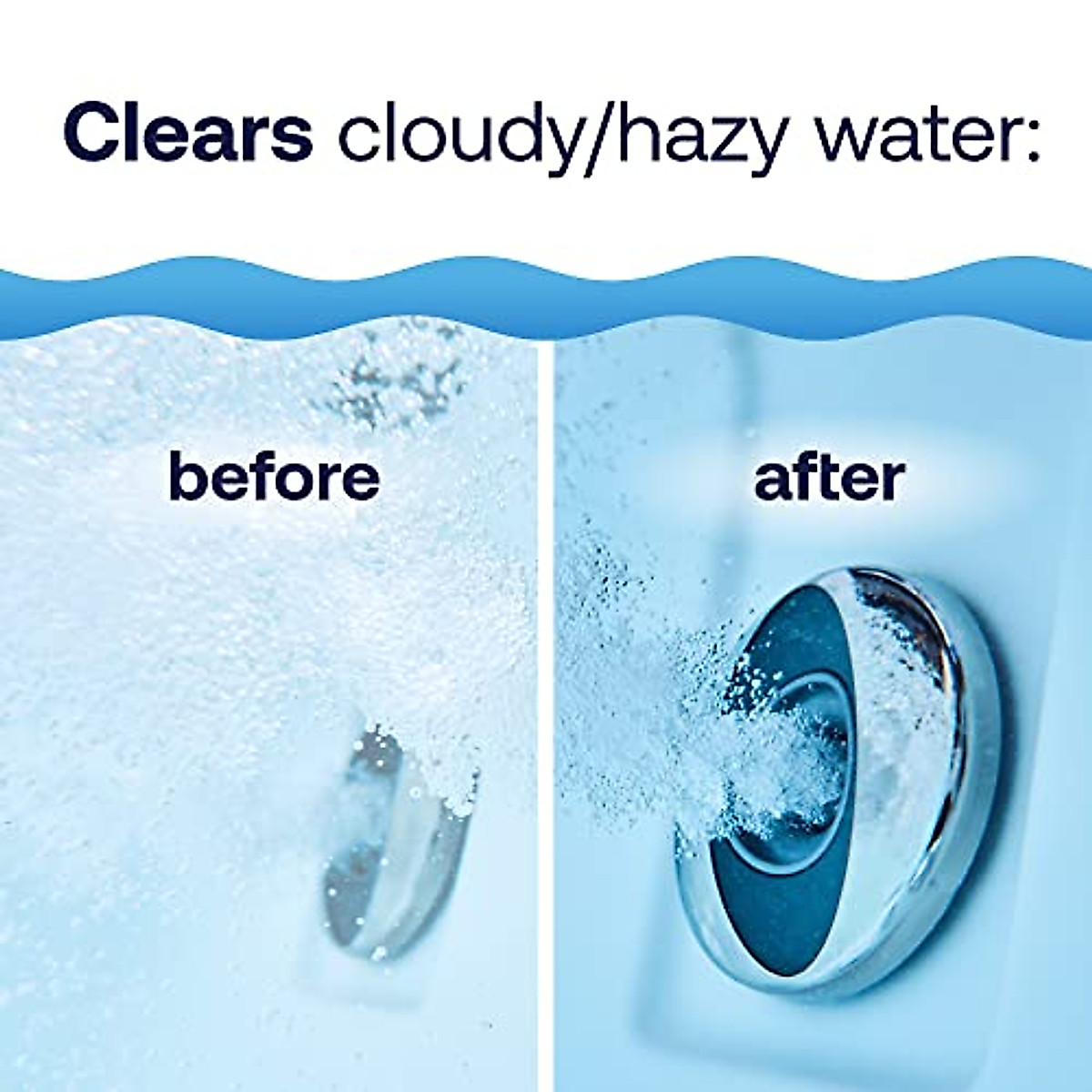 HTH Spa Care Clarifier, Concentrated Spa & Hot Tub Chemical for Crystal Clear Water, 16 oz