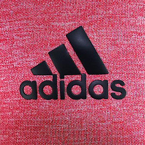 Adidas Lightweight Quarter-Zip Pullover 4XL Power Red Heather/ Carbon