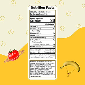 Earth's Best Organic Kids Snacks, Sesame Street Toddler Snacks, Organic PB&J Bites for Toddlers 2 Years and Older, Peanut Butter and Strawberry Flavored with Other Natural Flavors, 3oz Bag (Pack of 6)