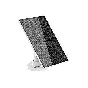 Lybuorze Solar Panel for Security Camera, Solar Panel for 5V Outdoor Camera, Micro USB & USB-C Port Solar Panel, IP66 Waterproof Solar Charger for Camera, 360° Adjustable Mounting Bracket, 10ft Cable