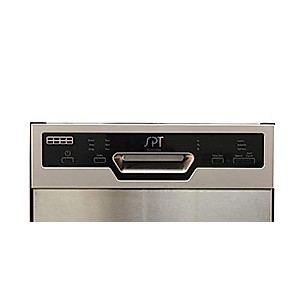 SPT SD-9254SS 18″ Wide Built-In Dishwasher w/Heated Drying, ENERGY STAR, 6 Wash Programs, 8 Place Settings and Stainless Steel Tub – Stainless