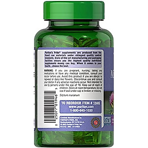Puritan's Pride Milk Thistle , 180 Count (Pack of 2)