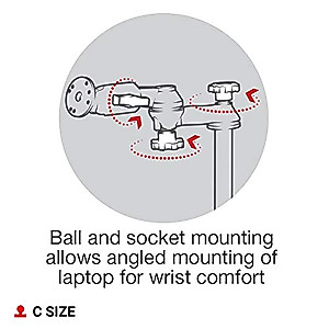 RAM MOUNTS No-Drill Mount for '15-25 Ford F-150, ’17-24 F-250 + More RAM-VB-195-SW2 Compatible with RAM Tablet and Laptop Holders