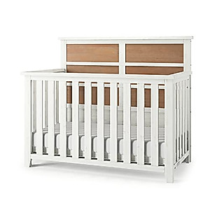 Child Craft Ocean Grove 4-in-1 Convertible Crib, Converts from Crib to Toddler Bed, Day Bed and Full Bed