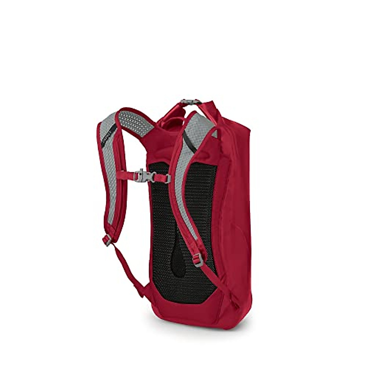 Osprey Transporter 18L Roll Top Waterproof Laptop Backpack, Poinsettia Red