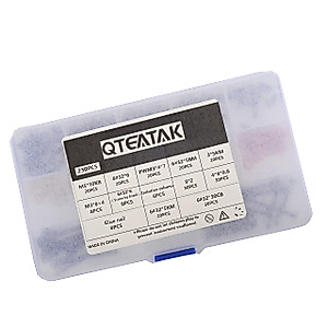 QTEATAK 272 PCS pc Basic Computer Standoffs Set & Screws Kit for Motherboard HDD Hard Drive, Case, Power Card, Graphics, Fan, Chassis, CD-ROM, ATX Case