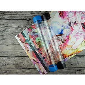 Ygomat Gagaga Girl Trading Card Game OCG Playmat TCG Mat Free Best Tube/Bag (A_No Playzones + Tube)