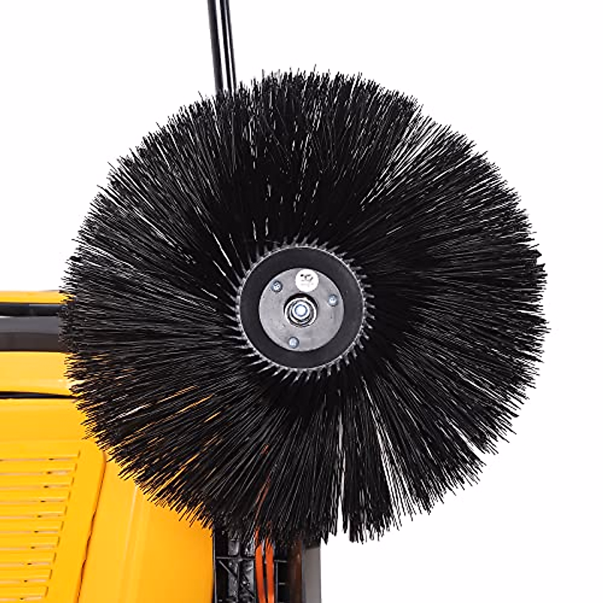 WDZCZDoo 41" Industrial Walk-Behind Floor Sweeper Hand-Push Floor Cleaning Machine Heavy Duty for Outdoor Large Area Floor Street Sweeping Cleaning Tool