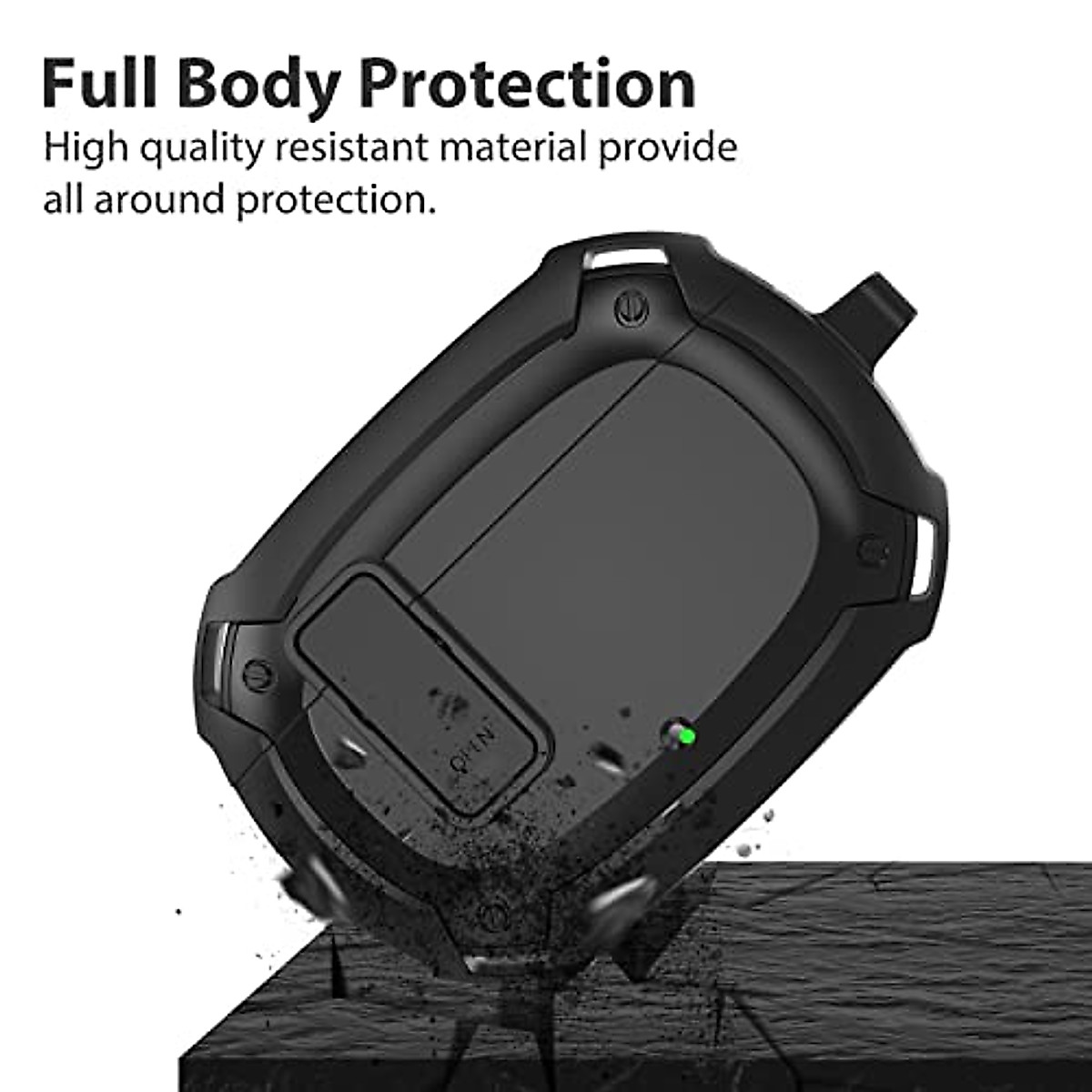 Valkit Compatible Beats Studio Buds/Buds + Case Cover with Lock, Hard Shell Protective Skin Cover Shockproof Case with Keychain Earbuds Case for Beats Studio Buds 2021/Beats Studio Buds + 2023