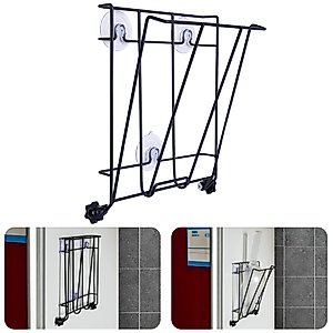 Ice Scoop Holder Foldable, Metal Heavy Duty Ice Maker Scoop Holder for Ice Maker Kitchen Freezer Bar Party Wedding, Large Capacity, Durable＆Easy Clean (Large)