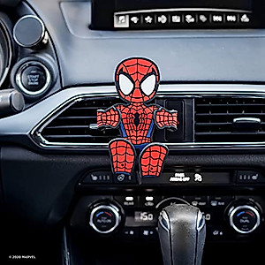 Spider-Man Hug Buddy Air Vent Car Phone Holder, Adjustable, Universal Fit, Cell Phone Mount with iPhone, Samsung Galaxy, LG, Google, Pixel, Moto, Black and Other Smartphones