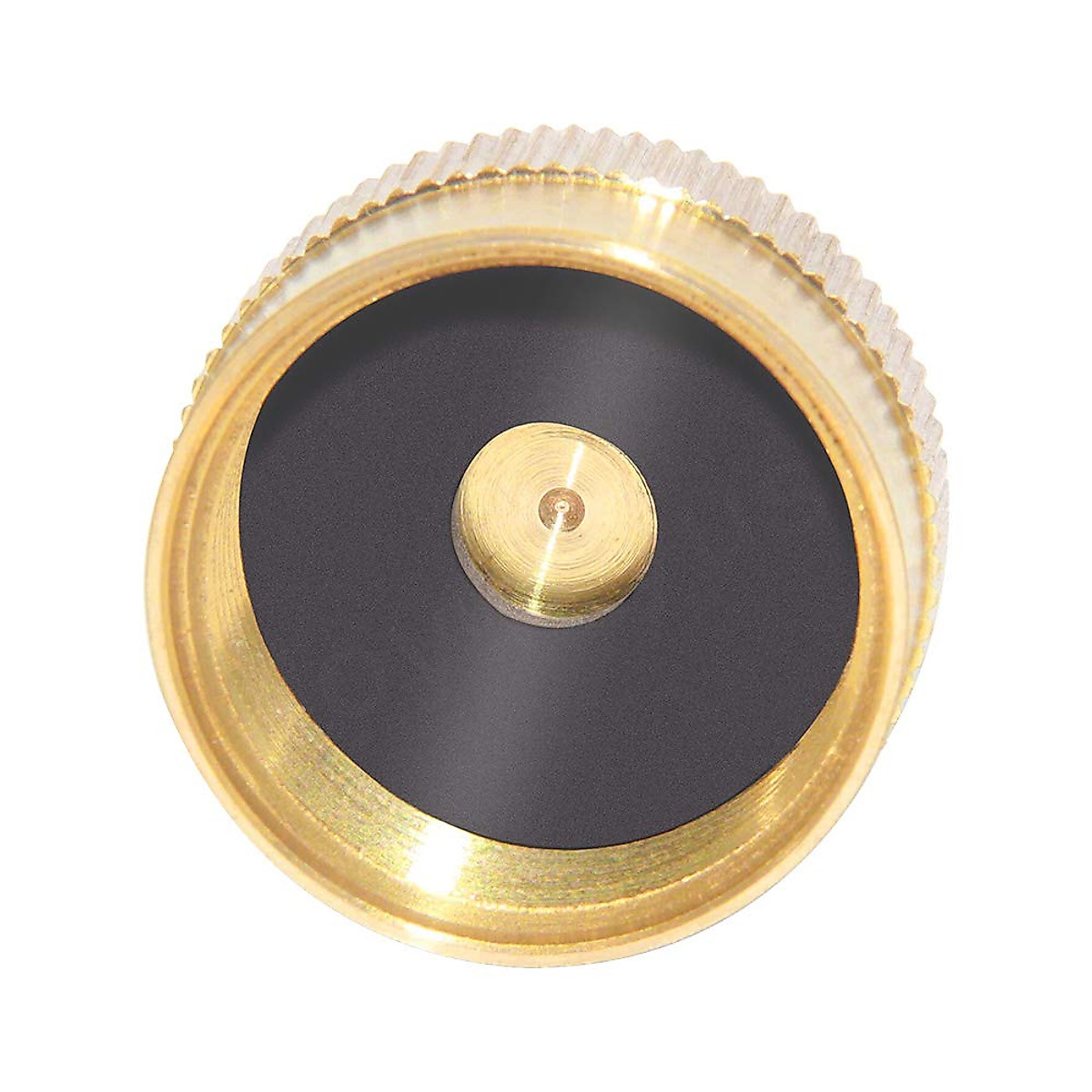 Joywayus 9Pcs Solid Brass Refill Propane Bottle Cap Universal for All 1 LB Gas Tank Cylinder Sealed Protect Cap