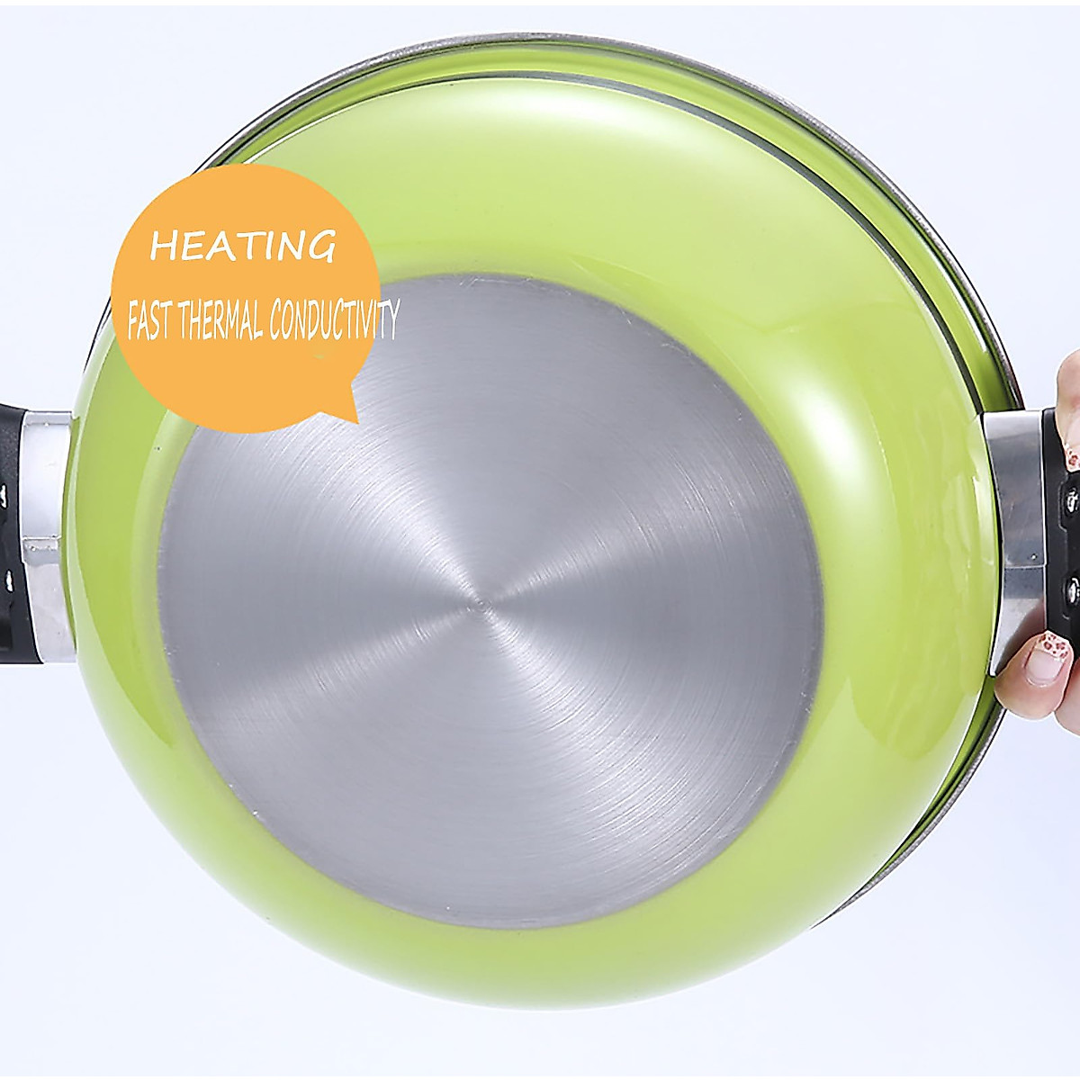 Stainless Steel Stockpot with Lid Tagines Pot Dual Handle Cookware Kitchen Cooking Pot Nonstick Soup Po Heighten 28cm Cone-Shaped Lid Nonstick Tajine Pot Steamer Casserole,Blue