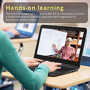 Lenovo 500e Gen 3 Touchscreen Laptop, 11.6" HD Rugged 2 in 1 Chromebook, Intel Celeron N5100, 8 GB RAM, 64 GB SSD, Gray, 32GB USB Card