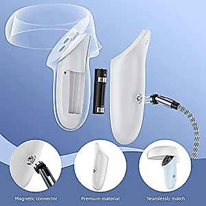 LIZZOT Magnetic Controllers Charging Cable for, Charging Dock Kit with 2 Batteries,Battery Cover,Charger Cable