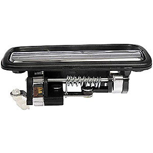 Dorman 768MX Front Driver Side Exterior Door Handle Compatible with Select Toyota Models, Black and Chrome