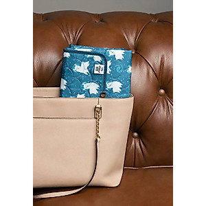 Baby & Toddler Travel-Friendly Padded Change Pad with 100% Organic Cotton Lined Interior, an O.W.L Product