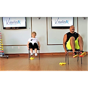 SEATED MIX CHAIR EXERCISE FOR SENIORS- 3 DVDs + 30 Exercise Segments + Resistance Band. Most Comprehensive Chair Exercise DVD for Seniors Available! Finally- Fun Chair Exercises for Seniors DVD!