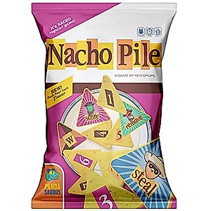 Nacho Pile Party Game | Fast-Paced Stacking Game | Push-Your-Luck Strategy Game | Fun Family Game for Kids and Adults | Ages 7+ | 2-4 Players | Average Playtime 20 Minutes | Made by Pandasaurus Games