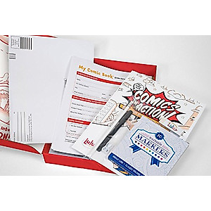 Lulu Jr. My Comic Book Making Kit, Multicolor, 6.75" x 10.25"