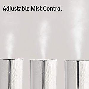 Honeywell Designer Series Cool Mist Humidifier for Medium Room, Bedroom, Kids Room, or Nursery. Ultra-quiet, Auto Shut Off, Easy to Fill and Clean - White, HUL430W