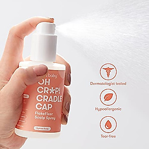 Frida Baby Oh Cr*p! Cradle Cap Flake Fixer Scalp Spray for Dry Scalps