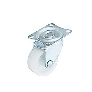 HOWDIA 1" Small Caster Wheels Swivel Casters Trolley Wheels for Furniture Project Cart, Industrial Casters Single Wheel with Rubber Base Ball Bearing Heavy Duty(12 Pack)